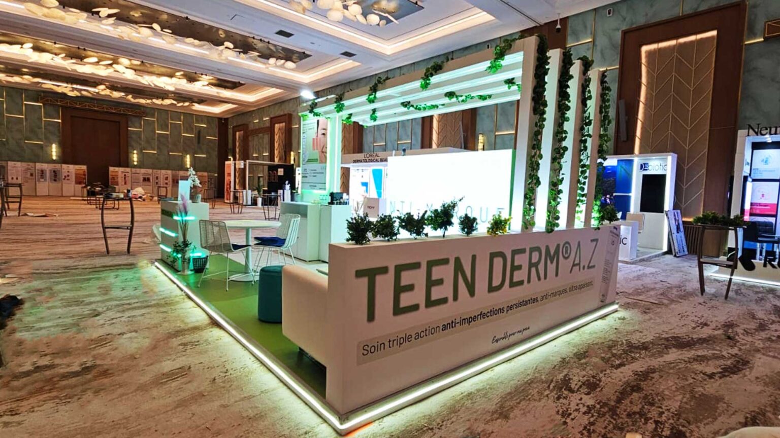 Création et location & fabrication de stands au Maroc – Standing Event